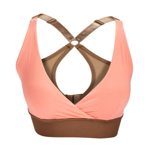 ANAONO PAIGE WRAP FRONT SPORTS BRA ORANGE – Foundations Professional ...